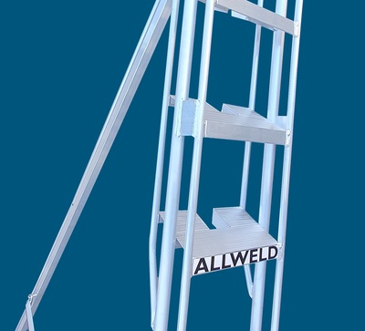 Aluminium Tripod Orchard Ladders manufactured by Allweld